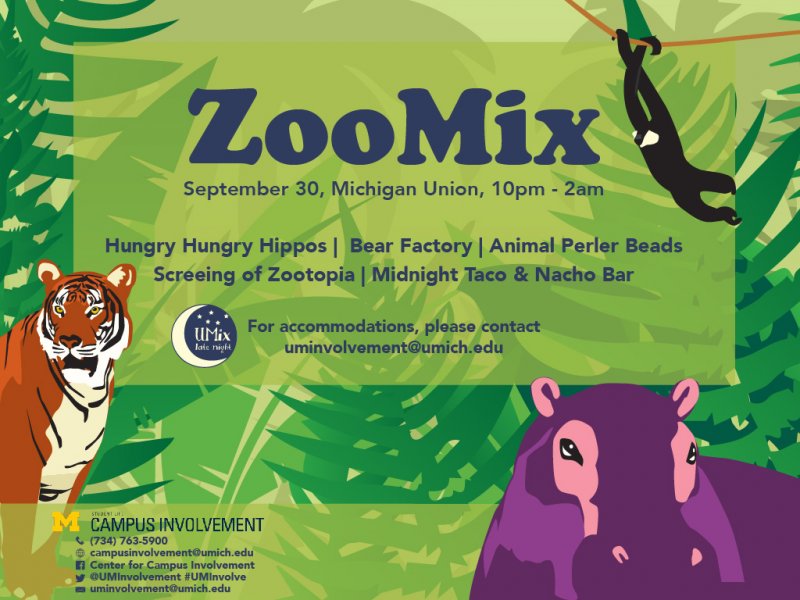 (Expired) Umix ZooMix | Happening @ Michigan