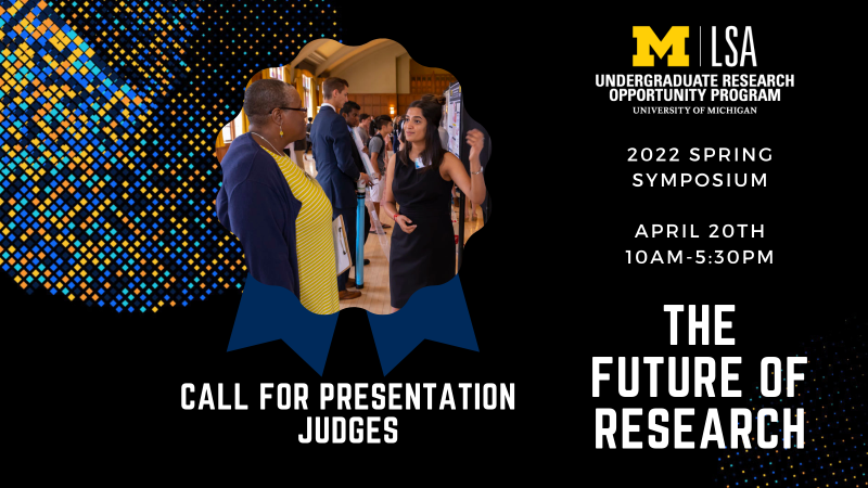 (Expired) Become a UROP Symposium Judge | Happening @ Michigan