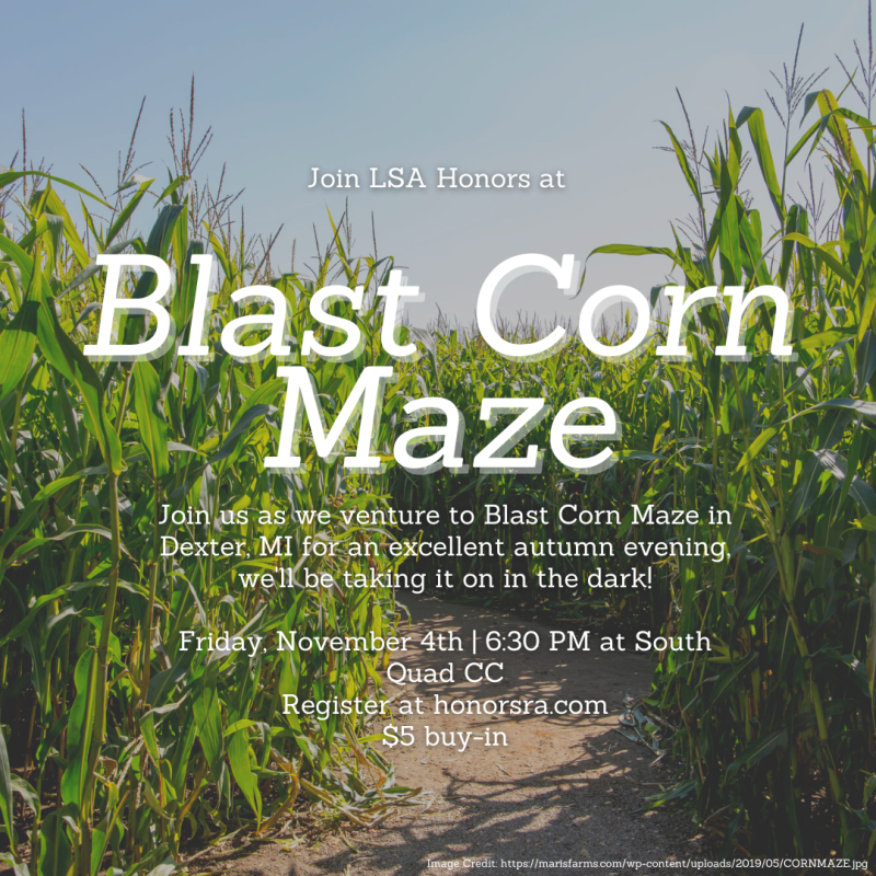 (Expired) Blast Corn Maze | Happening @ Michigan