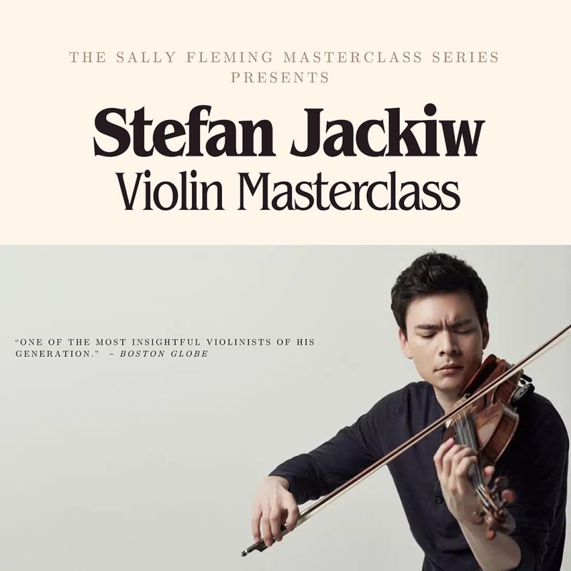 (Expired) Stefan Jackiw, violin | Happening @ Michigan