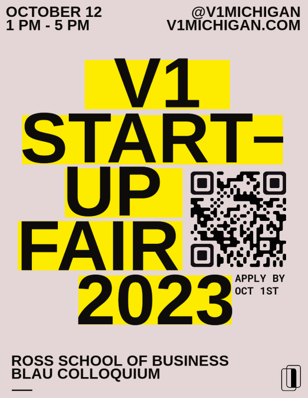 (Expired) V1 Startup Fair [Recruiting Opportunity] | Happening @ Michigan