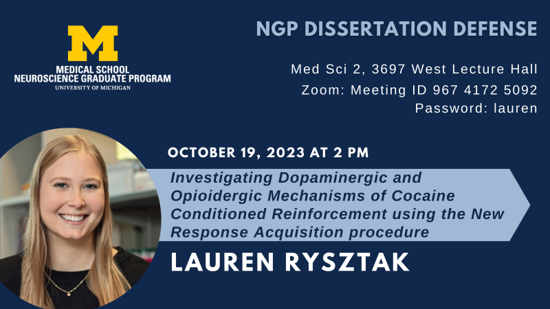 (Expired) Neuroscience Graduate Program Dissertation Defense | Happening @ Michigan
