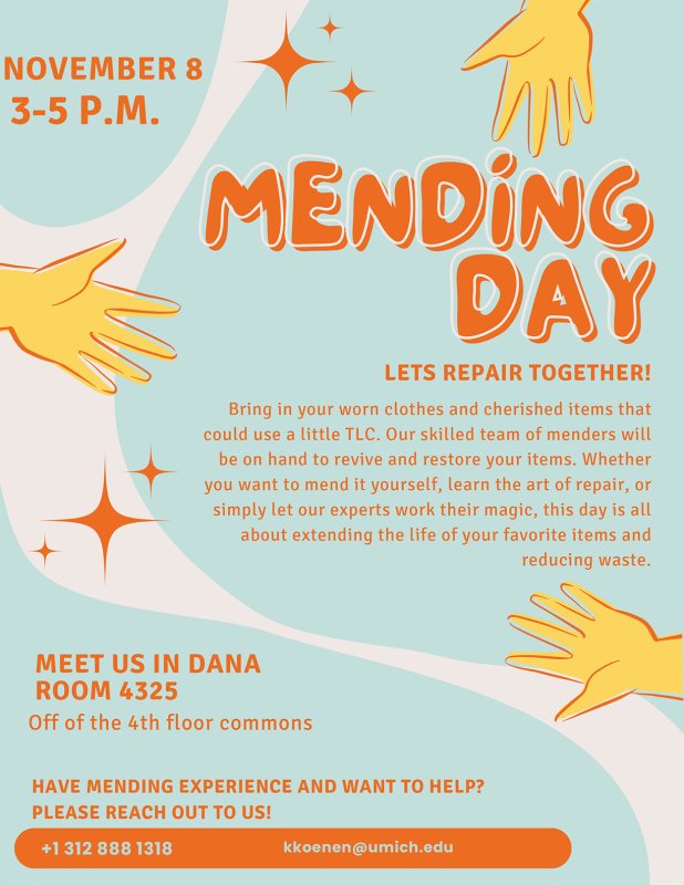 (Expired) Mending Day | Happening @ Michigan