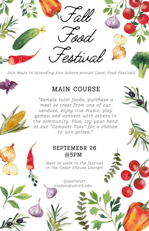(Expired) Walk to the Ann Arbor Fall Food Festival | Happening @ Michigan
