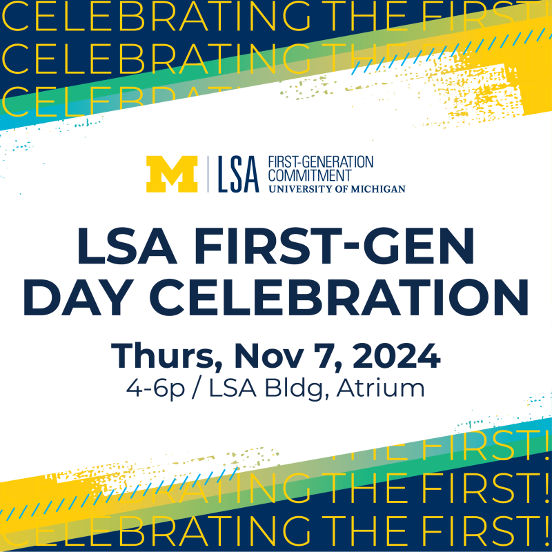 (Expired) LSA First-Gen Day Celebration | Happening @ Michigan