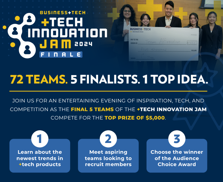 (Expired) 2024 +Tech Innovation Jam Finale | Happening @ Michigan