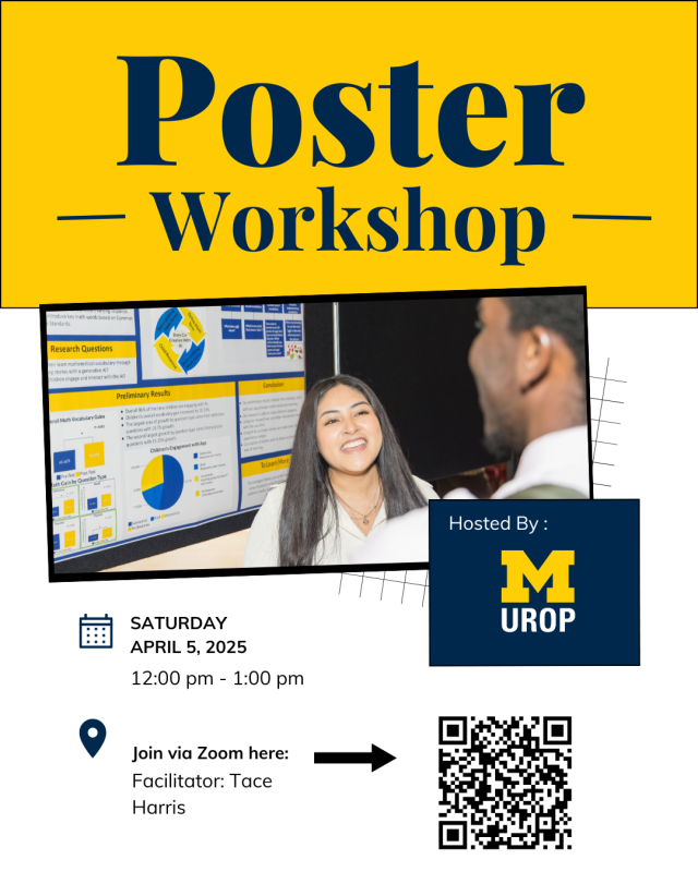 (Expired) 2025 UROP Poster Workshop | Happening @ Michigan