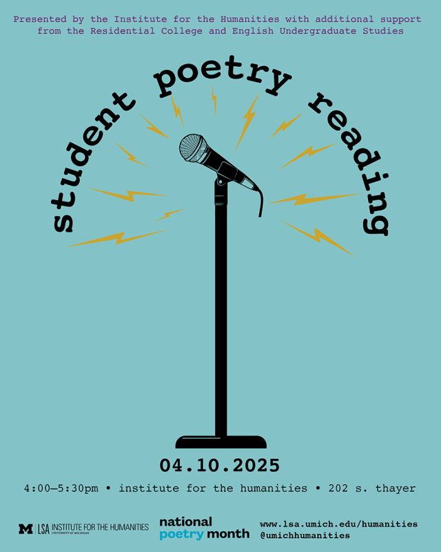 (Expired) Student Poetry Reading | Happening @ Michigan