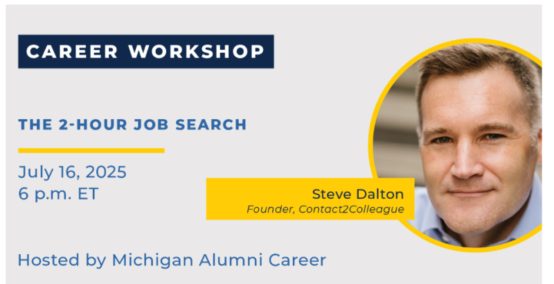 (Expired) The 2-Hour Job Search | Happening @ Michigan