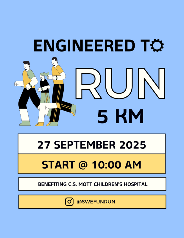 (Expired) SWE Engineered to Run 5K | Happening @ Michigan