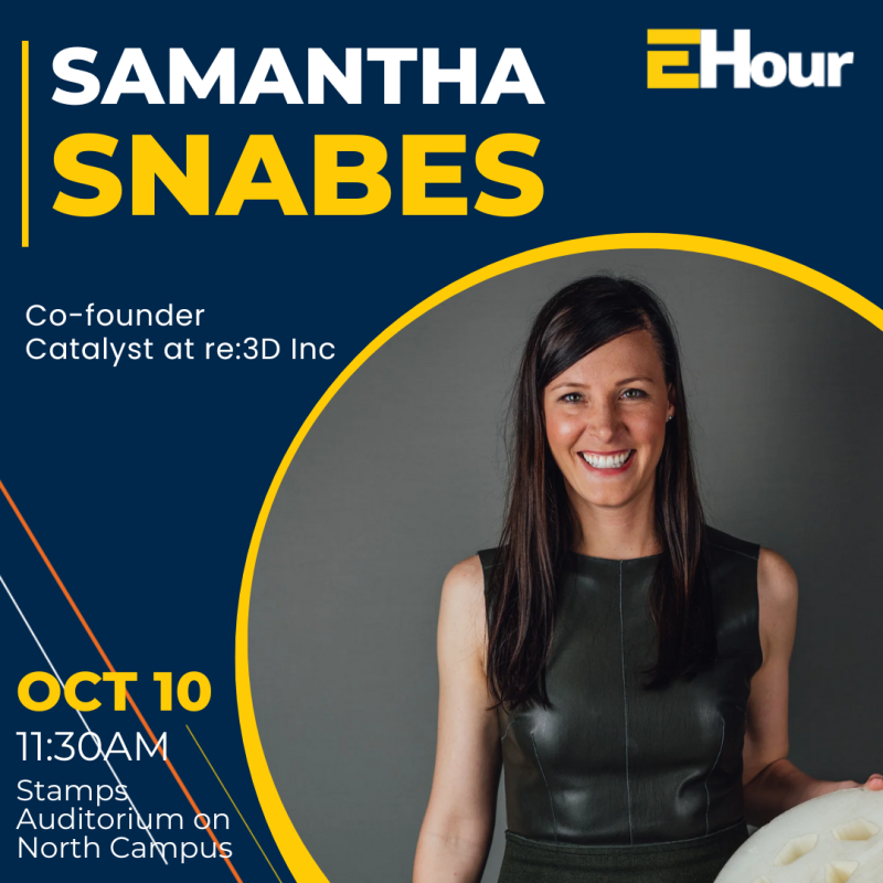 (Expired) EHour: Samantha Snabes | Happening @ Michigan