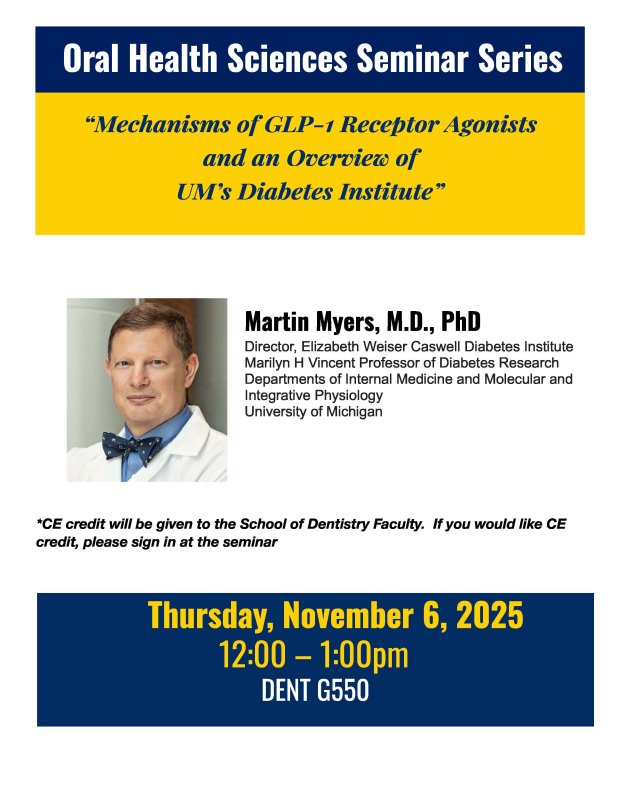 (Expired) OHS Seminar Series - Dr. Martin Myers | Happening @ Michigan