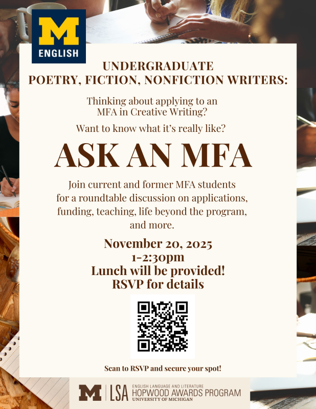 (Expired) Ask an MFA: A Roundtable Discussion | Happening @ Michigan