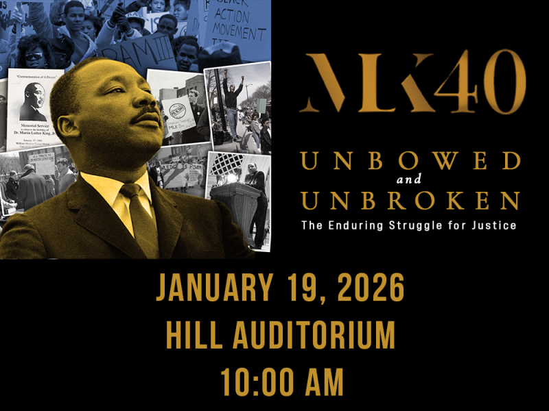 (Expired) 40th Annual MLK Memorial Keynote Lecture | Happening @ Michigan