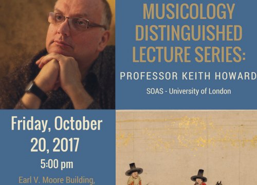 (Expired) Musicology Distinguished Lecture Series: Prof. Keith Howard ...