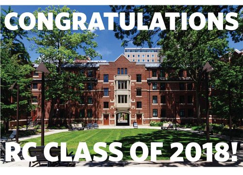 (Expired) RC Commencement | Happening @ Michigan