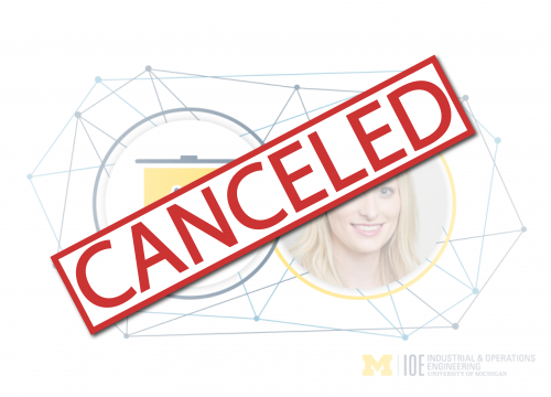 (Expired) *CANCELED* Departmental Seminar (899): Kayse Maass ...