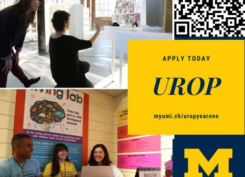 (Expired) UROP Incoming First-Year Application Open | Happening @ Michigan