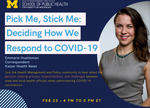 (Expired) Pick Me, Stick Me: Deciding How We Respond to COVID-19 ...