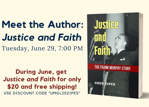 (Expired) Meet the Author: Justice and Faith - The Frank Murphy Story ...