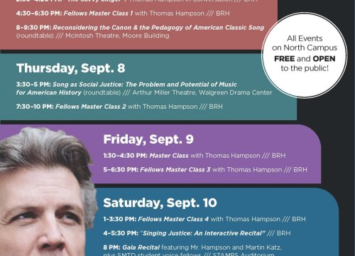 (Expired) Thomas Hampson and Hampsong Fellows, voice with Martin Katz ...