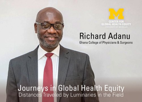 (Expired) Journeys in Global Health Equity: A Conversation with Richard ...