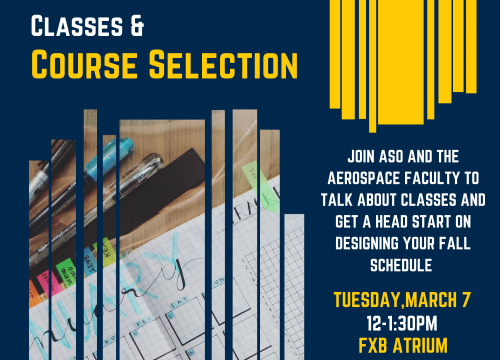 (Expired) Aerospace Classes & Course Selection | Happening @ Michigan
