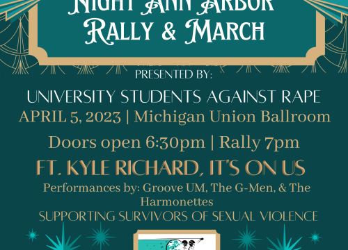 (Expired) Take Back the Night Rally and March | Happening @ Michigan