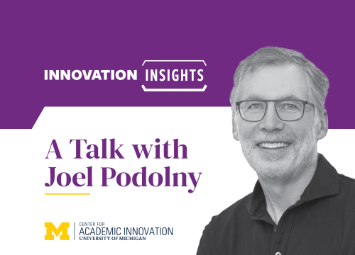 (Expired) Innovation Insights: A Talk with Joel Podolny | Happening ...