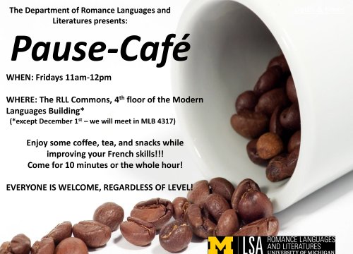 (Expired) Pause-Café | Happening @ Michigan