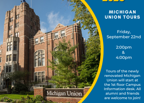 (Expired) Michigan Union Tours - Homecoming 2023 | Happening @ Michigan