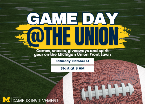 (Expired) Game Day @ The Union | Happening @ Michigan