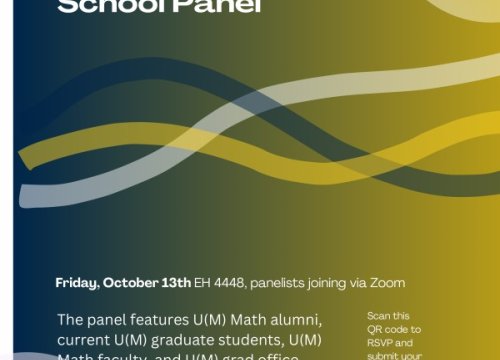 (Expired) Math Graduate School Panel | Happening @ Michigan