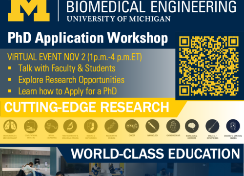 (Expired) U-M Biomedical Engineering Virtual PhD Application Webinar | Happening @ Michigan