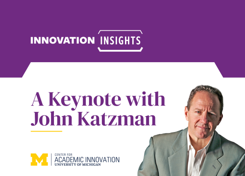 (Expired) Innovation Insights: A Keynote with John Katzman | Happening ...