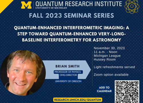 (Expired) Quantum Research Institute Seminar | Quantum-enhanced interferometric imaging: A step ...