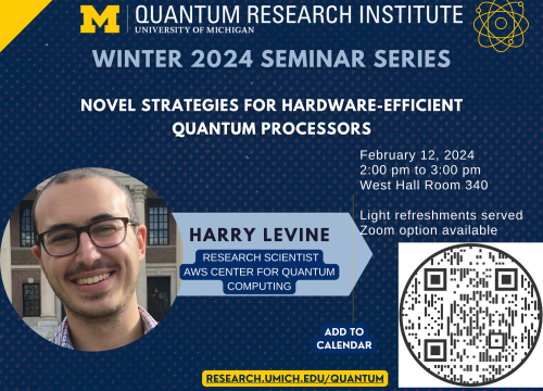 (Expired) Quantum Research Institute Seminar | Novel strategies for hardware-efficient quantum ...