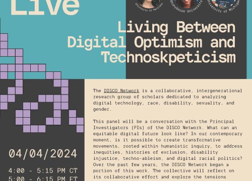 (Expired) DISCO Network Live: Living Between Digital Optimism and ...