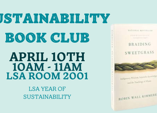(Expired) LSA Sustainability Book Club | Happening @ Michigan