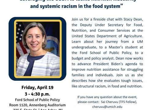 (Expired) Fireside Chat with UM Alumni USDA Deputy Under Secretary ...