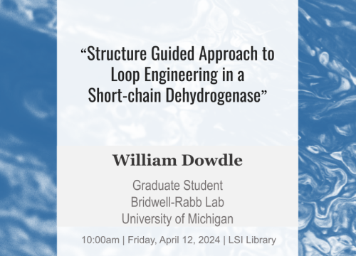 (Expired) UM Structure Seminar: Structure Guided Approach to Loop Engineering in a Short-chain ...