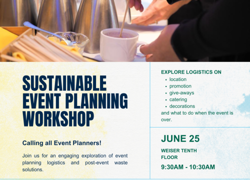 (Expired) Sustainable Event Planning Workshop | Happening @ Michigan