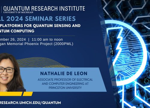 (Expired) Quantum Research Institute Seminar | New platforms for ...
