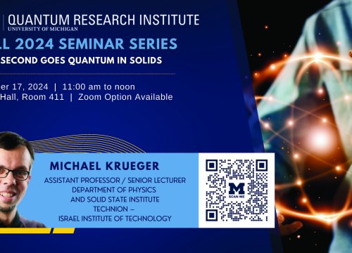 (Expired) Quantum Research Institute Seminar | Attosecond goes quantum ...
