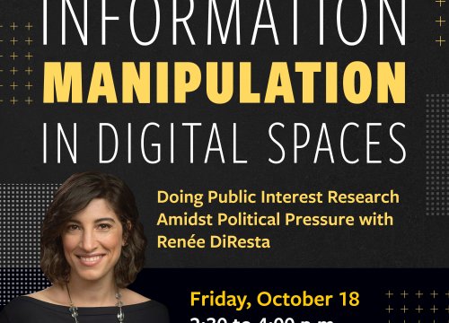 (Expired) Information Manipulation in Digital Spaces: Doing Public ...