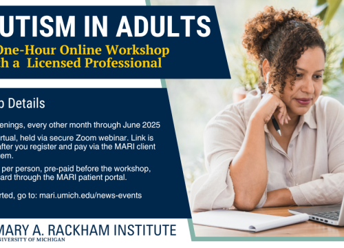 (Expired) Adult ASD Workshop | Happening @ Michigan