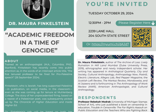 (Expired) Maura Finkelstein, "Academic Freedom in a Time of Genocide ...