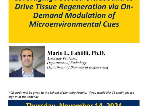 (Expired) Leveraging Focused Ultrasound to Drive Tissue Regeneration ...