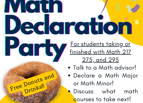 (Expired) Math Declaration Party | Happening @ Michigan