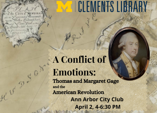 (Expired) A Conflict of Emotions: Thomas and Margaret Gage and the ...